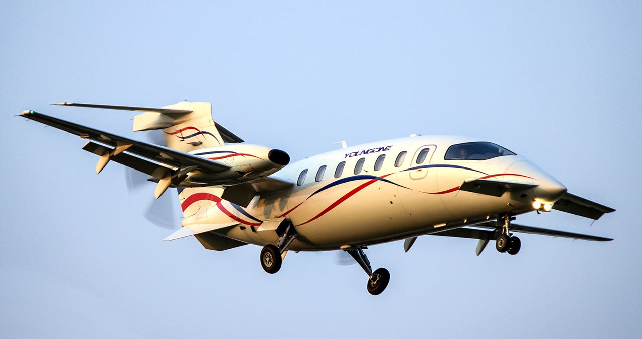 Piaggio P.180 Avanti - Plane + Pilot
