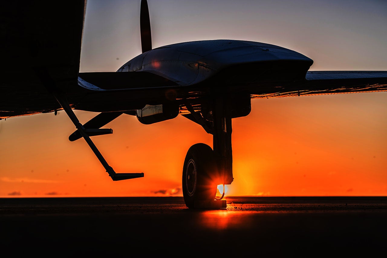 Flying With Little Or No Lighting - Plane + Pilot
